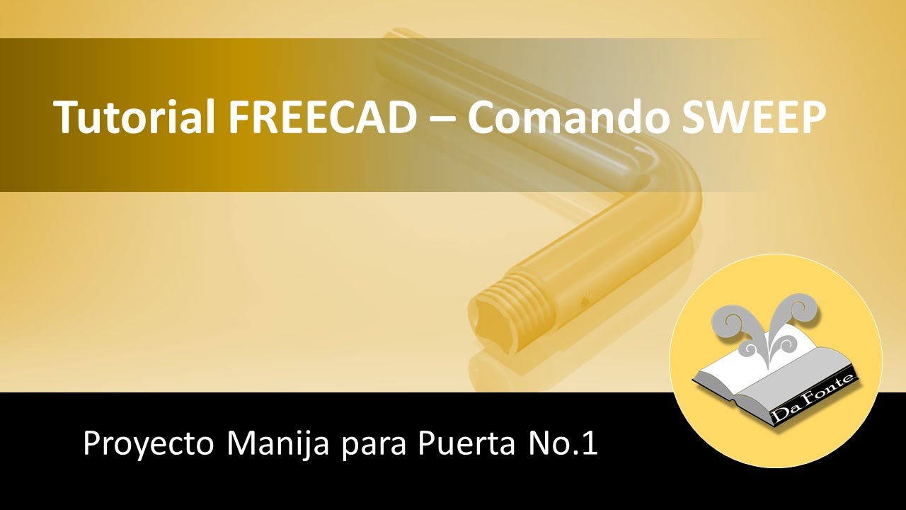 Tutorial de FreeCAD Comando Sweep - YouTube