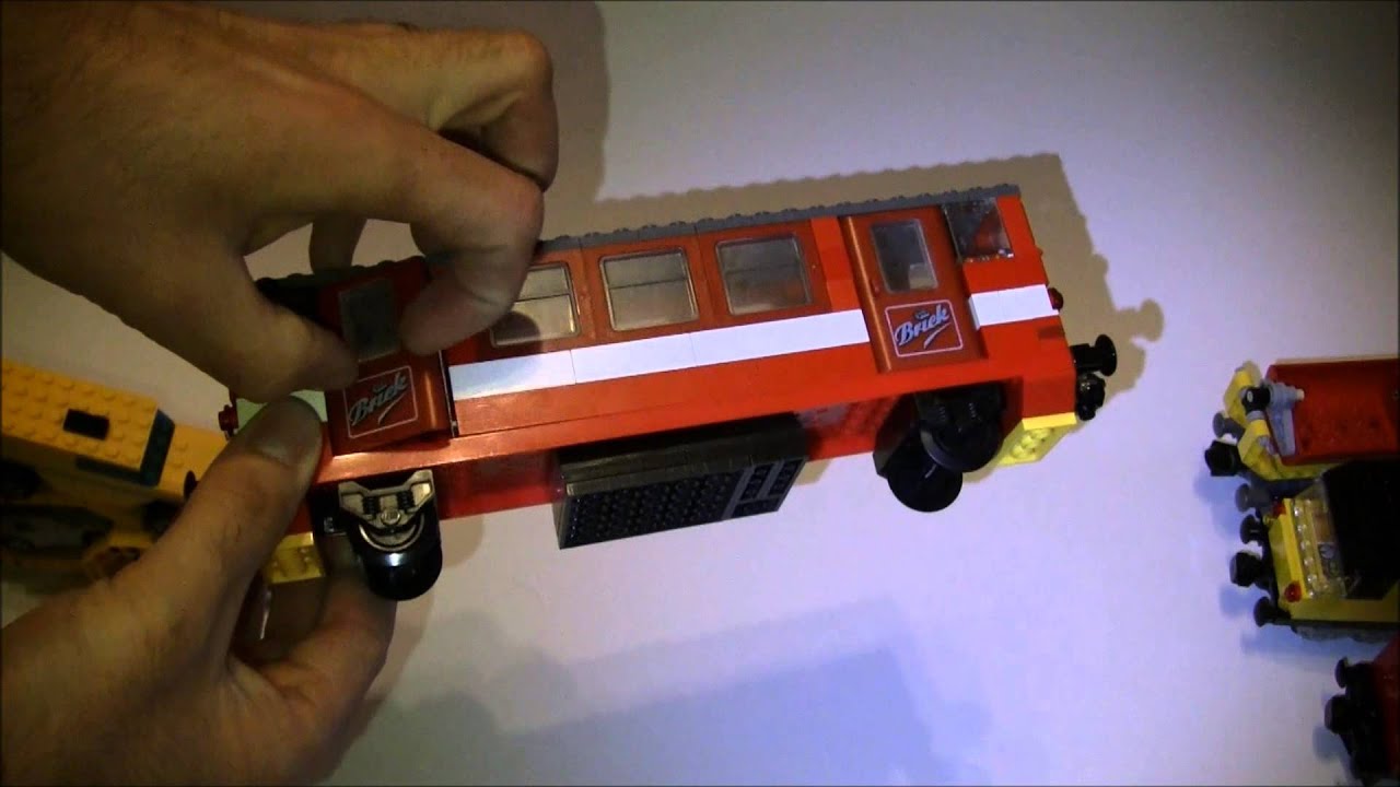 Stavebnice Lego - vlaky a vagóny - YouTube