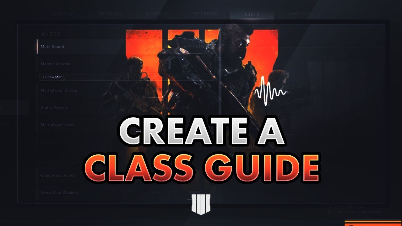 [PC] Bo4 - Create a Class Overview - YouTube