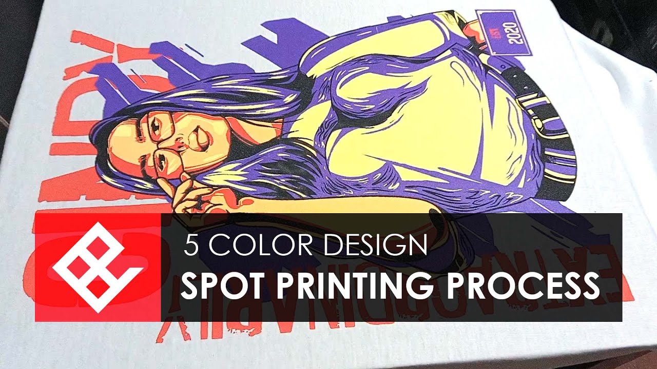 5 color Rubberized Print Spot Process - YouTube