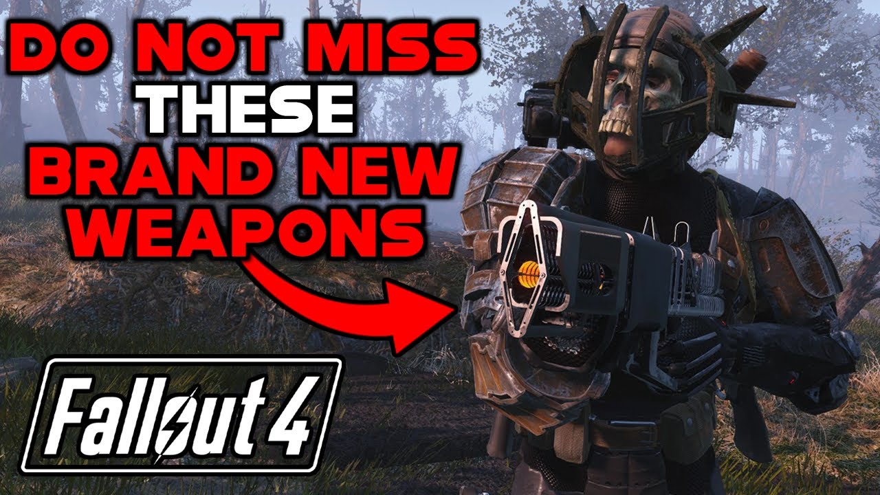 DO NOT MISS THESE BRAND NEW UNIQUE WEAPONS IN FALLOUT 4 - YouTube