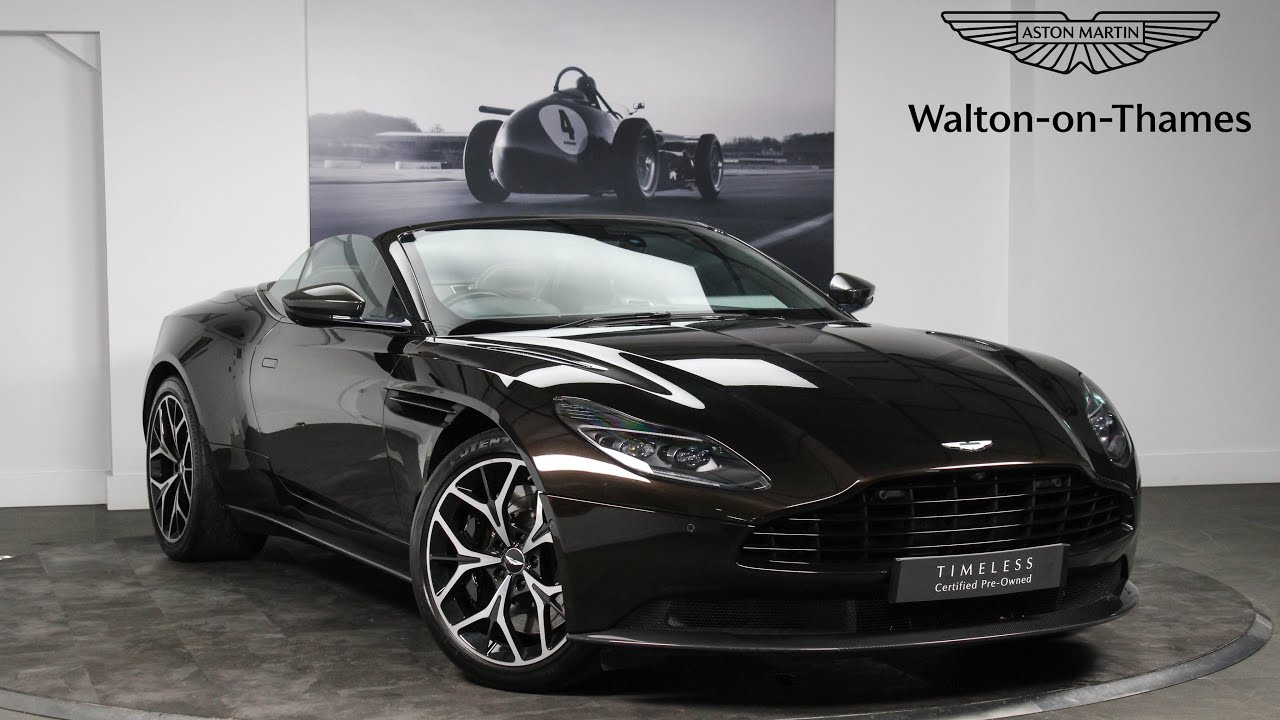 A Delightful Aston Martin DB11 Volante Finished in Marron Black - A ...