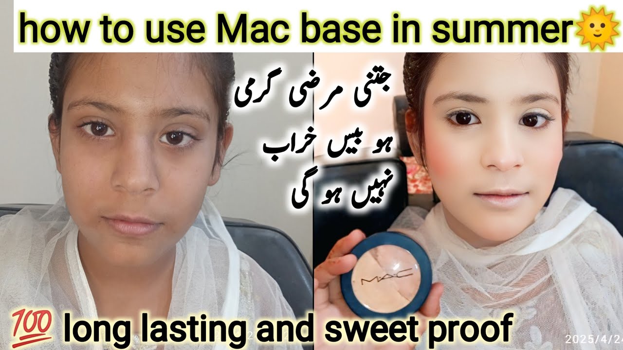 How to use Mac base in summer's| Mac base lagany ka tareeka| Mac base ...