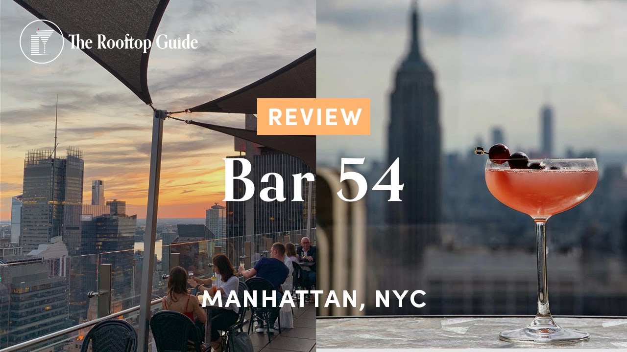 Bar 54 in NYC - Review - YouTube