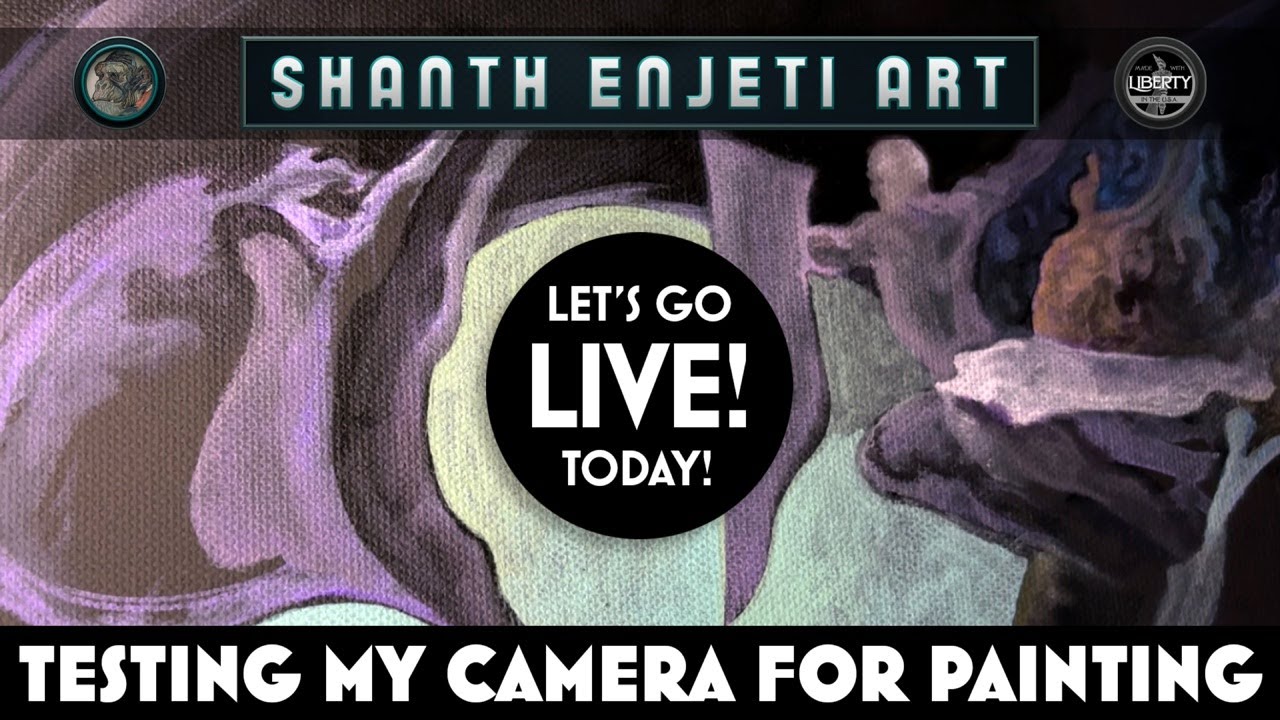🔴 LIVE! 🎨 Painting & Chat!🎙️ SHANTH ENJETI ART! - YouTube