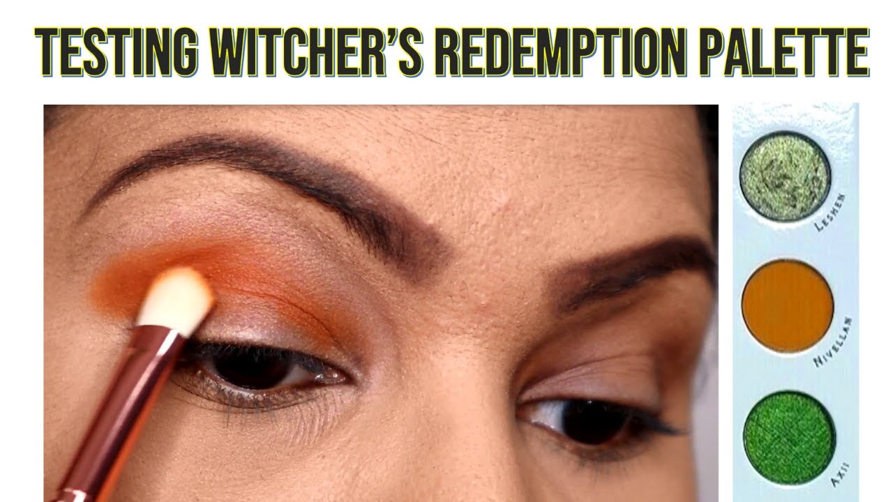 Testing The Witcher's Redemption Palette | In Real-time | Makeup With ...