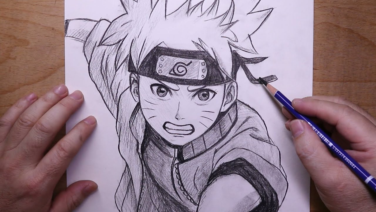 Learn Naruto drawing easily for beginners | Easy Anime Drawing for ...