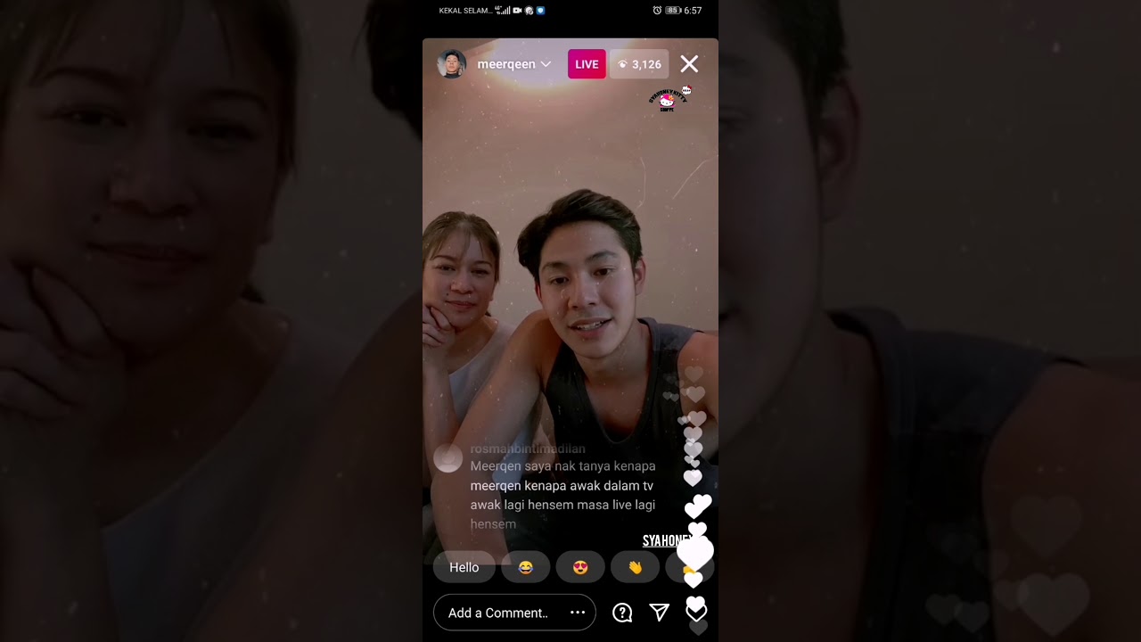 IG Live Meerqeen with Nina Juren ( #angkaracinta ) - from Ipoh - YouTube