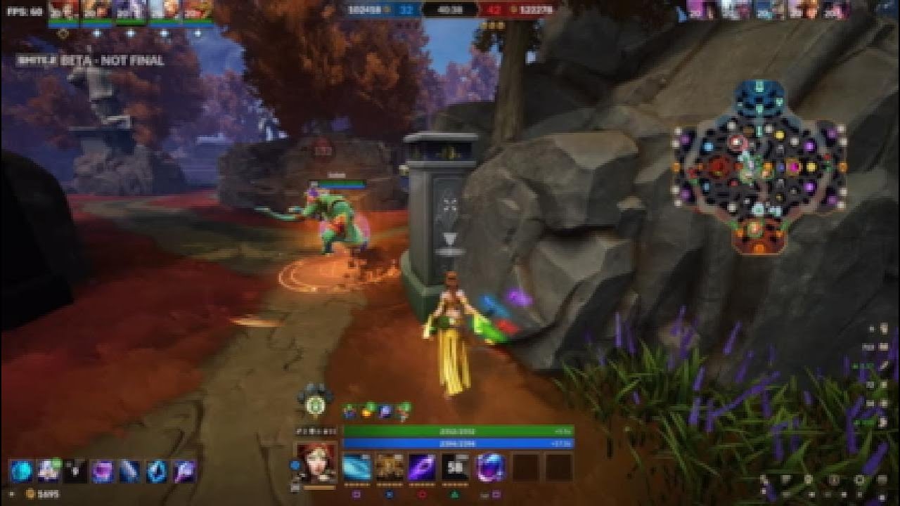 Smite 2 Open Beta Diamond Rank Conquest Nu Wa ADC Hour Long Game Part 2 ...