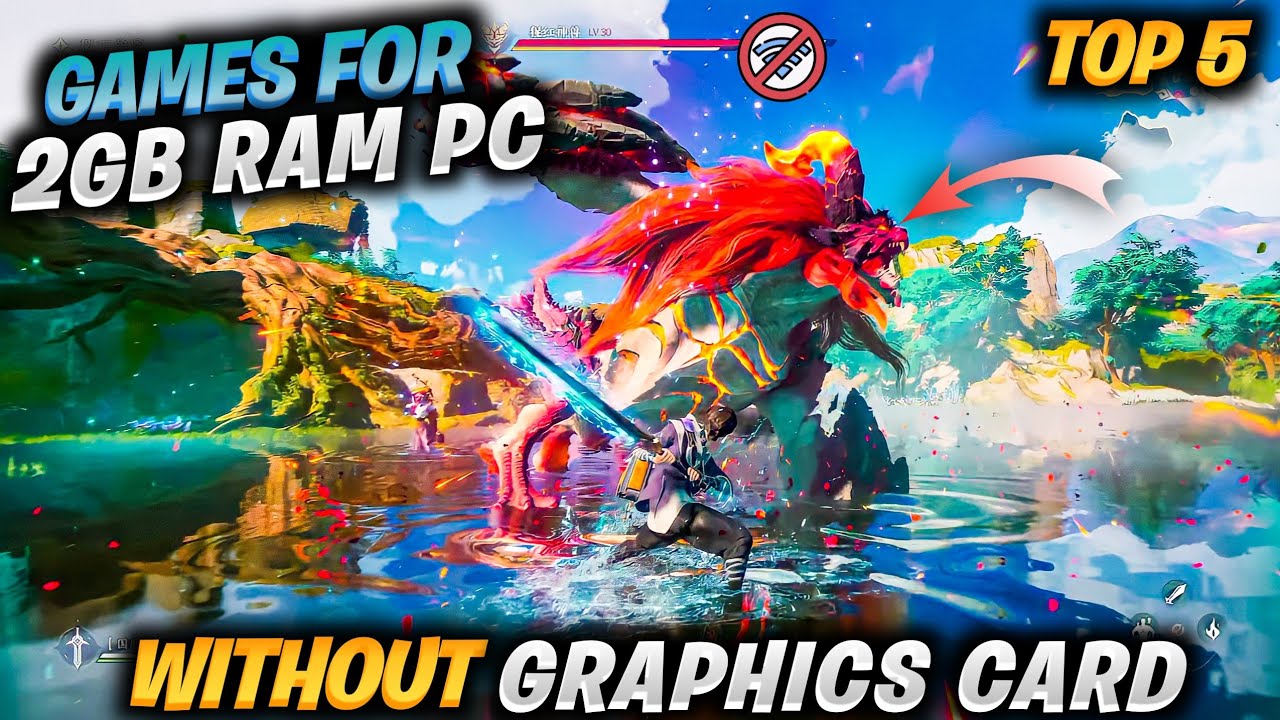 Top 5 High Graphics Games For 2GB RAM PC 2022 | Realistic Games 2GB PC ...