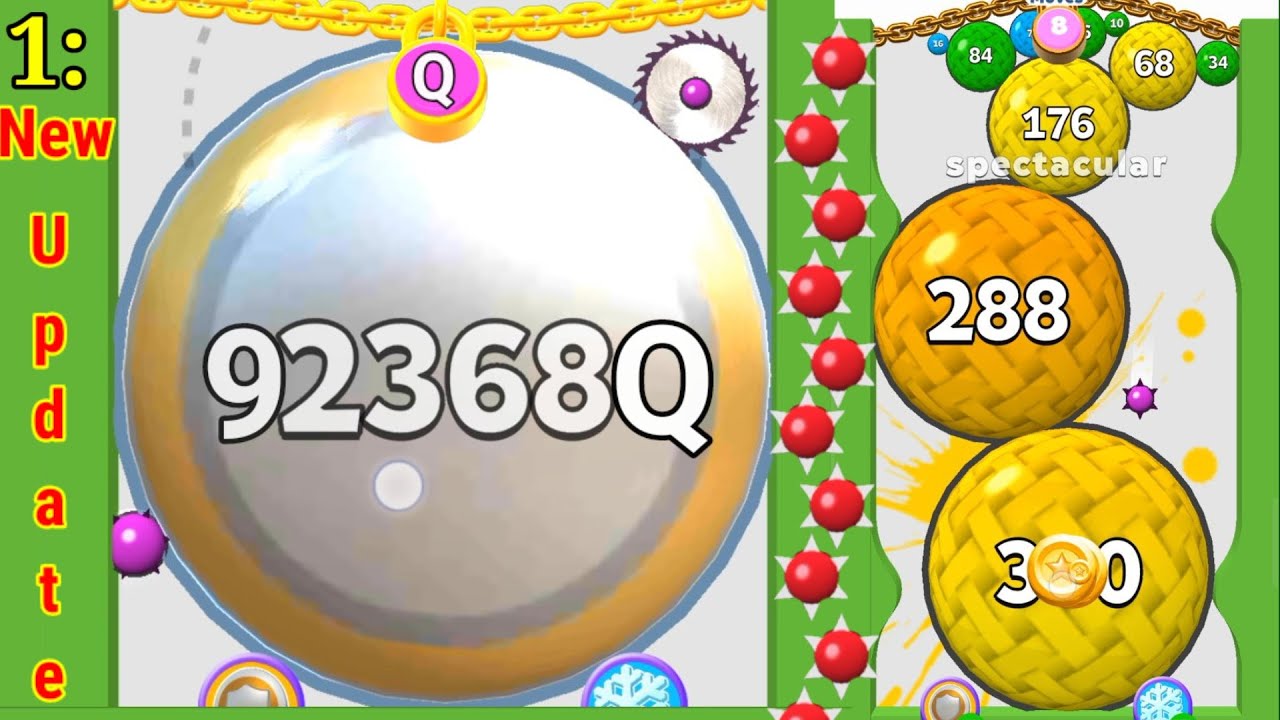 🐡Puff Up balloon puzzle 🧩 game (record Update) vs hero run race 3d - fight game 2048 part 07 ...