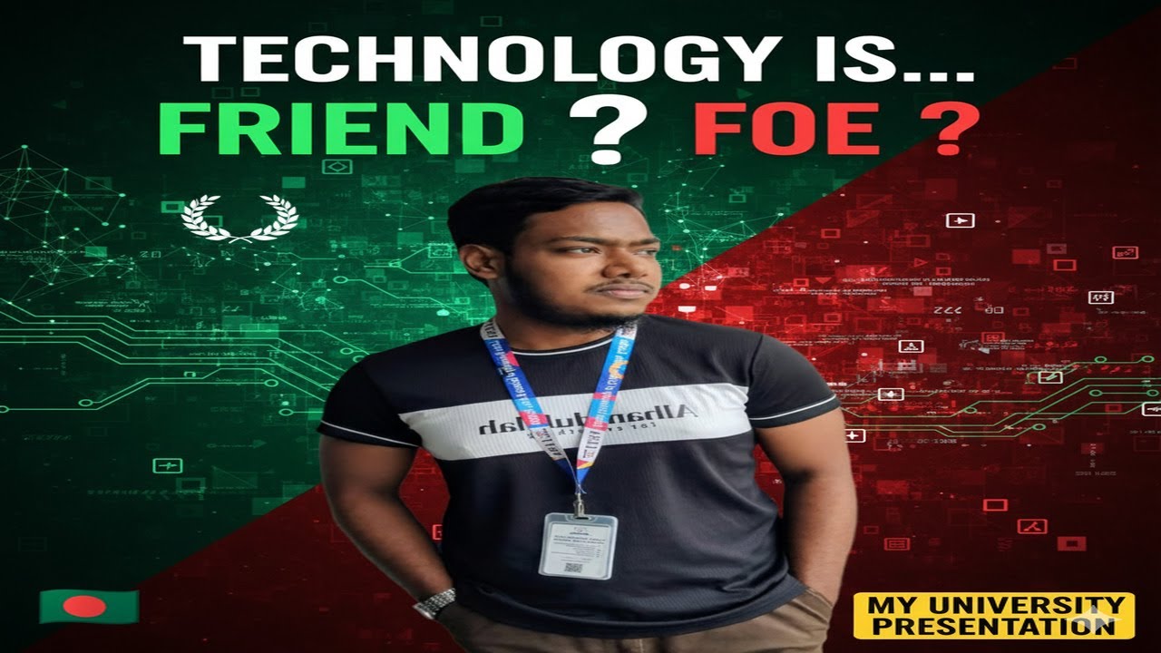 Technology: Friend or Foe? 🤔 (My University Presentation) - YouTube