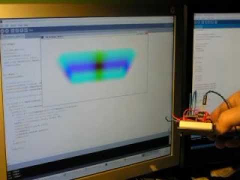 ADXL - Arduino - Processing - YouTube