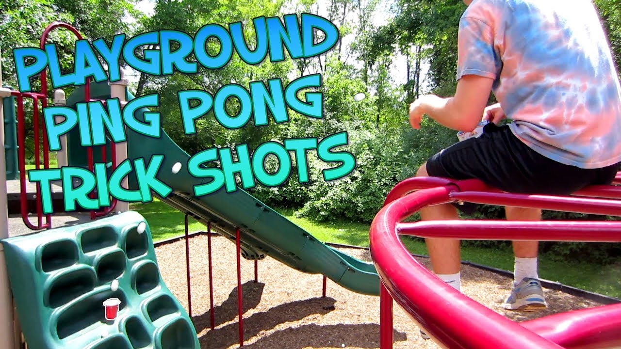 Playground Ping Pong Trick Shots! - YouTube