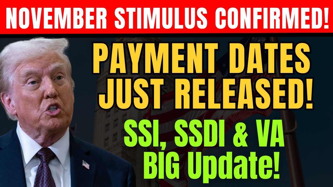 Confirmed Stimulus for November! Social Security, SSI, SSDI, and VA ...
