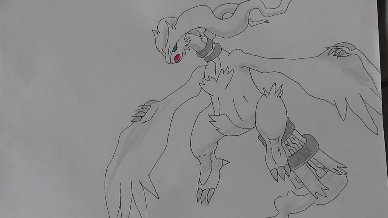 Drawing Reshiram - YouTube