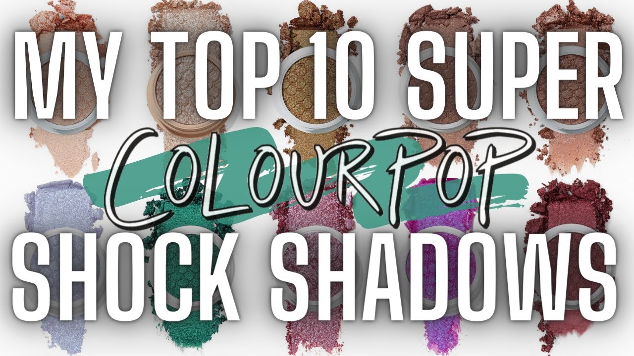My TOP 10 Super Shock Shadows | Swatches of My FAVORITE Super Shock ...
