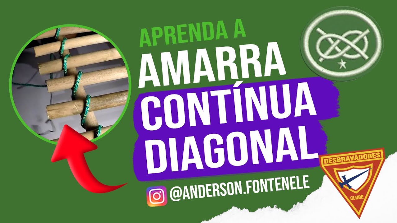 Amarra Contínua Diagonal #DBV8 - YouTube