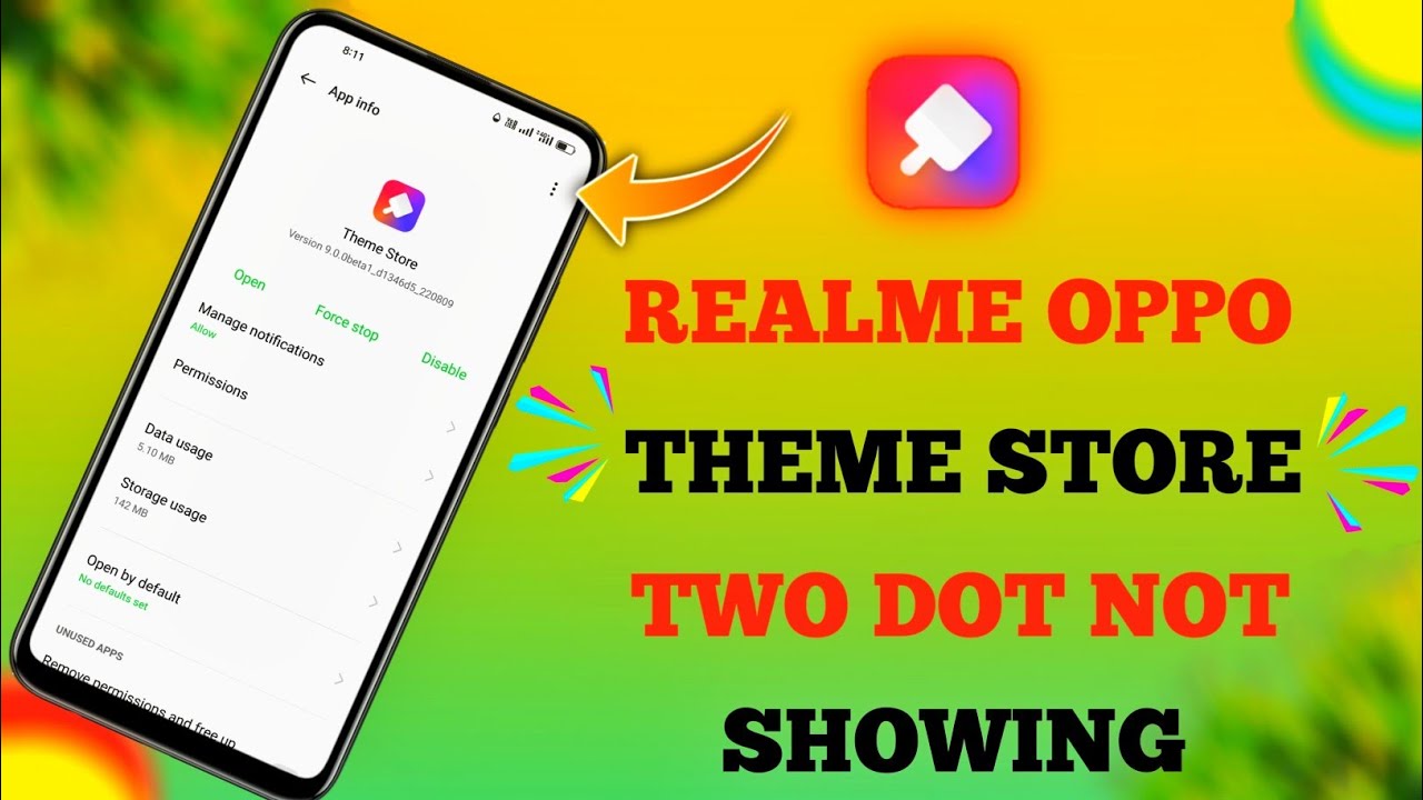 Realme & Oppo Theme Store Uninstall Update Not Showing Problem Theme ...