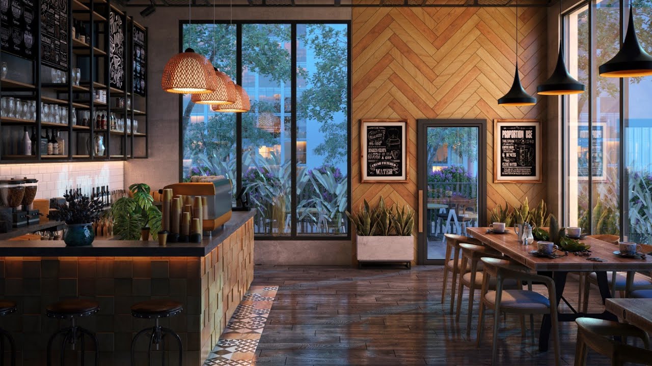 Beautiful Relaxing Jazz Music for Stress Relief - Night Coffee Shop ...