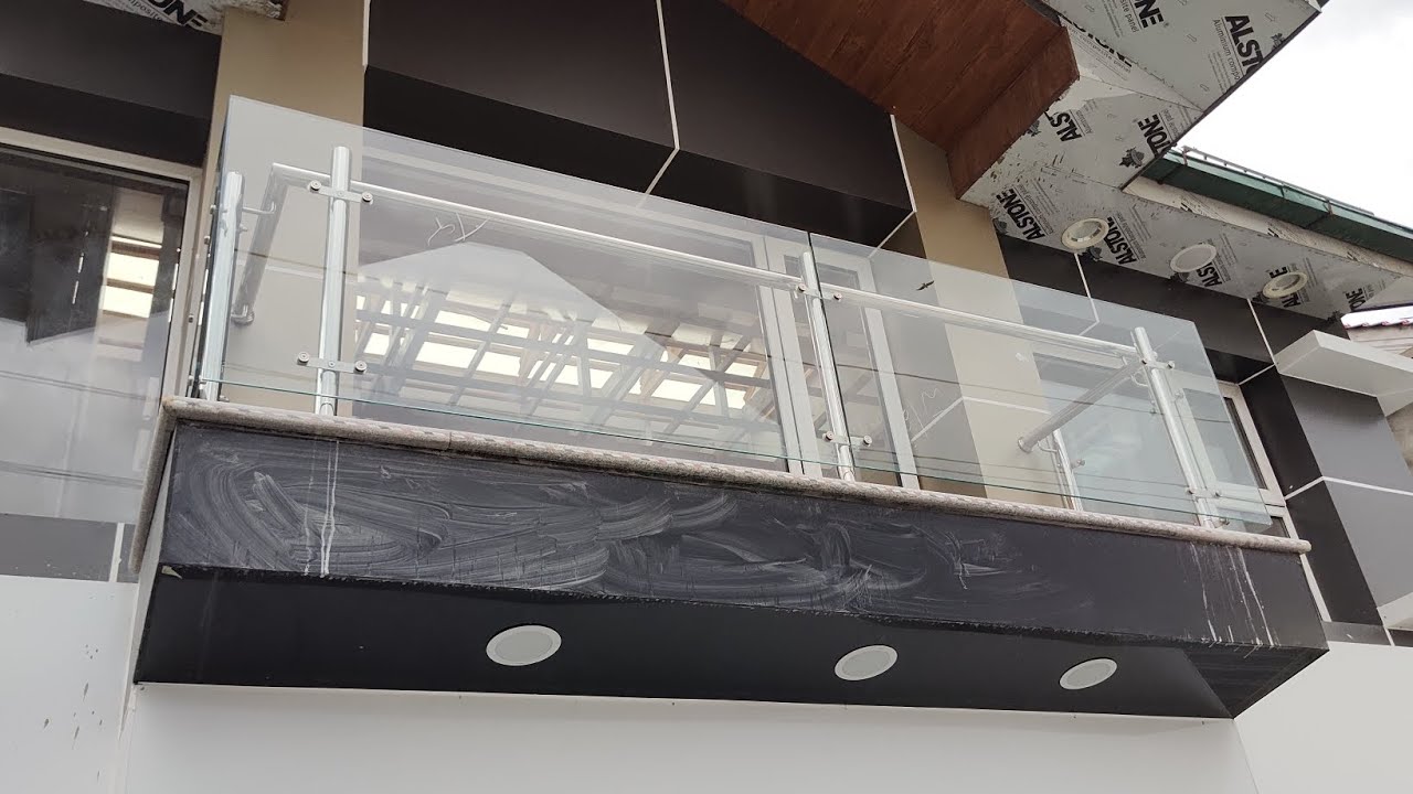 Stainless Steel Relling with Toughened Glass Luxury Relling - YouTube