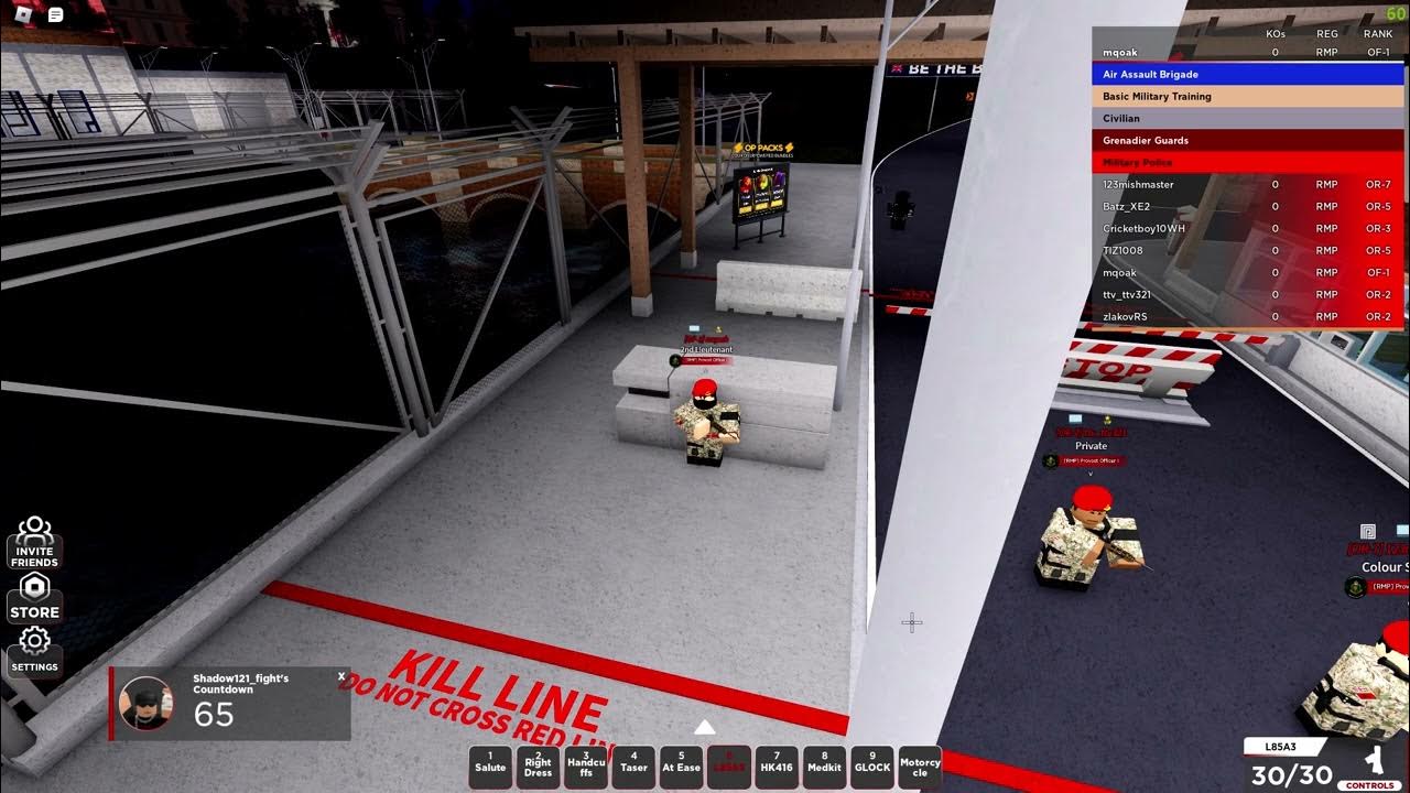 Roblox British Army RMP Gate Patrol experience. - YouTube