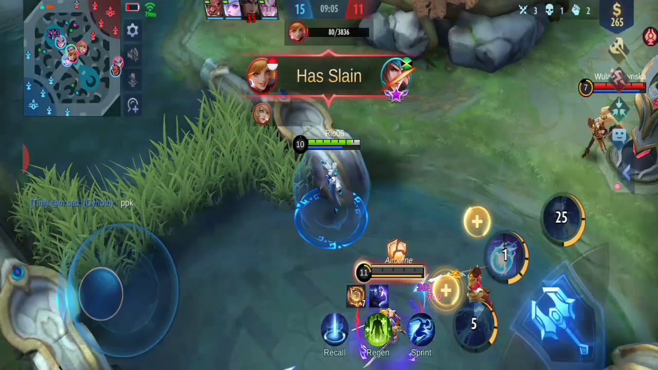 eudora combo skill makes opponents surprised - YouTube
