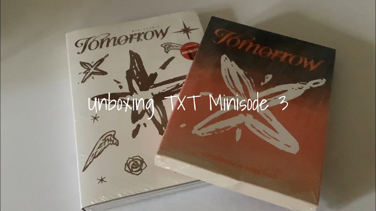 Unboxing TXT Minisode 3 Tomorrow | promise & light ver. (Target ...