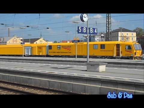 Rosenheim (D) - ROBEL Mobile Maintenance Train (MMT) - YouTube