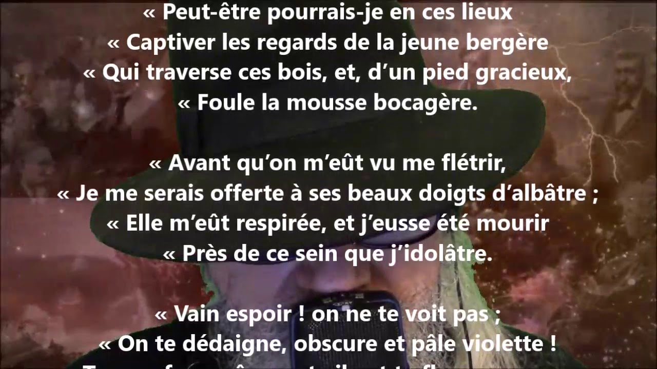 La violette - Charles-Julien Lioult de Chênedollé lu par Yvon Jean ...