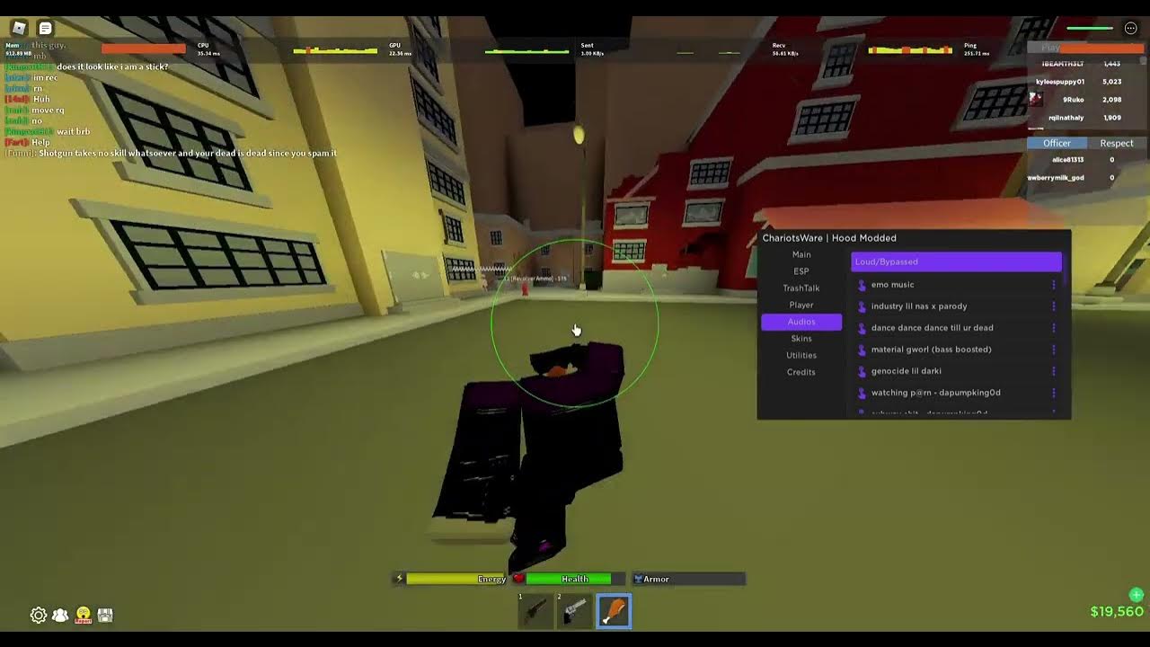 Da hood/hood modded Silent aim/Aimlock script - YouTube