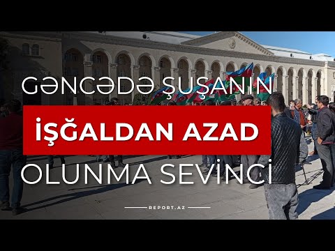 Gəncədə qələbə günü qeyd olunur