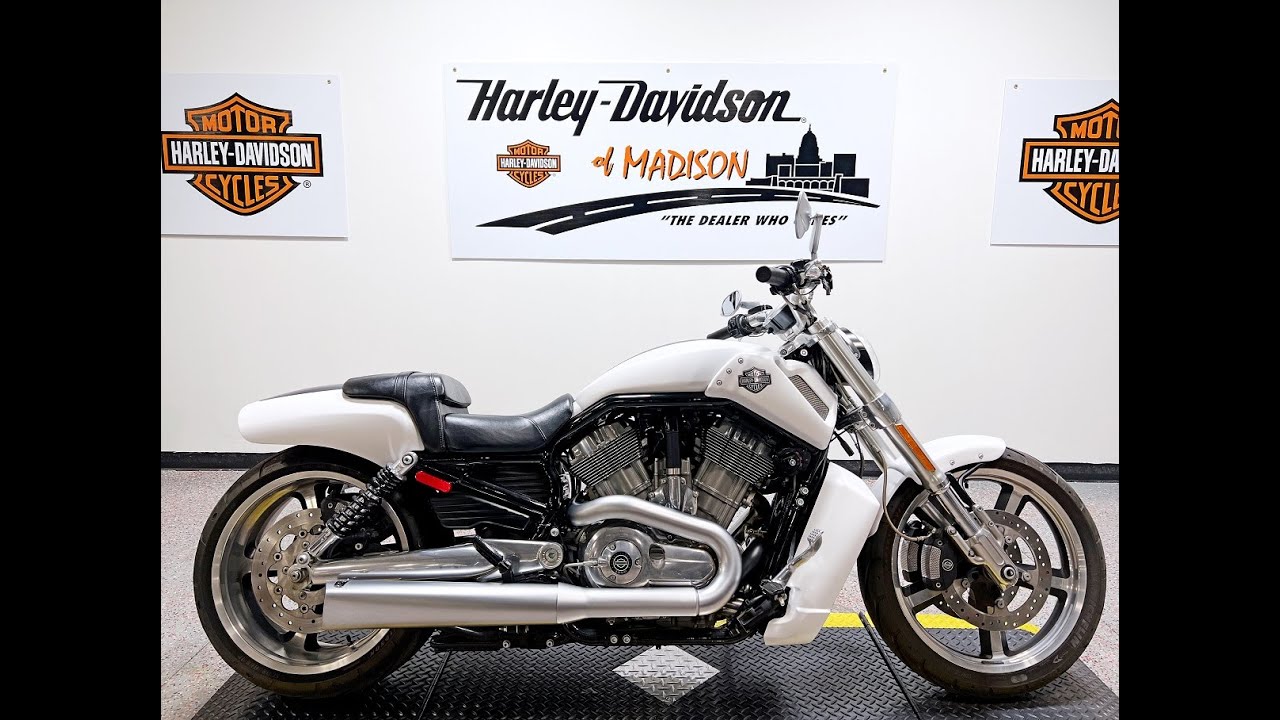 2014 V ROD MUSCLE VRSCF WHITE HOT DENIM 800375 - YouTube
