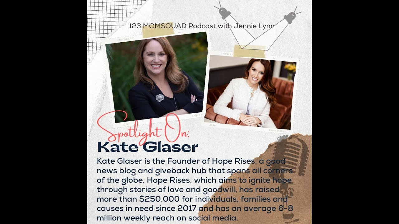 29. When in doubt there's always "HOPE!" My guest, Kate Glaser, founder ...