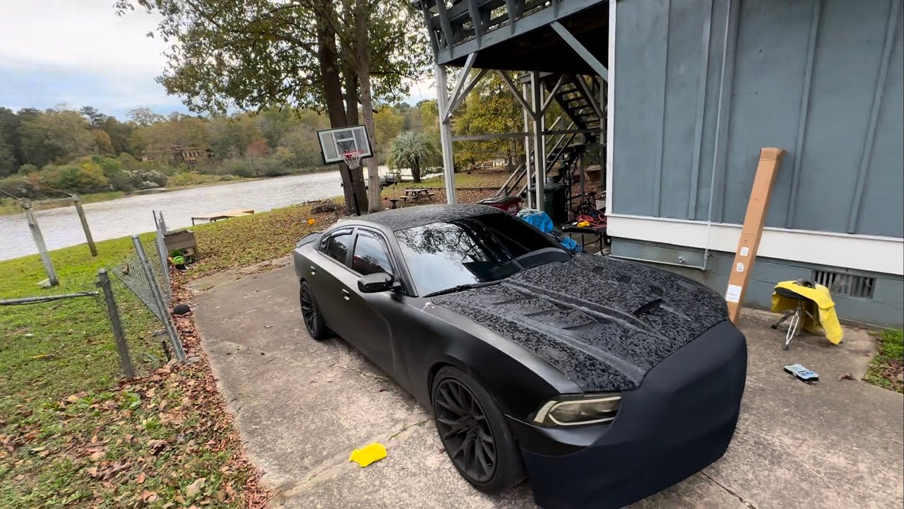 I WRAPPED MY DODGE CHARGER R/T ROOF IN FORGED CARBON WRAP! *(MY FIRST ...