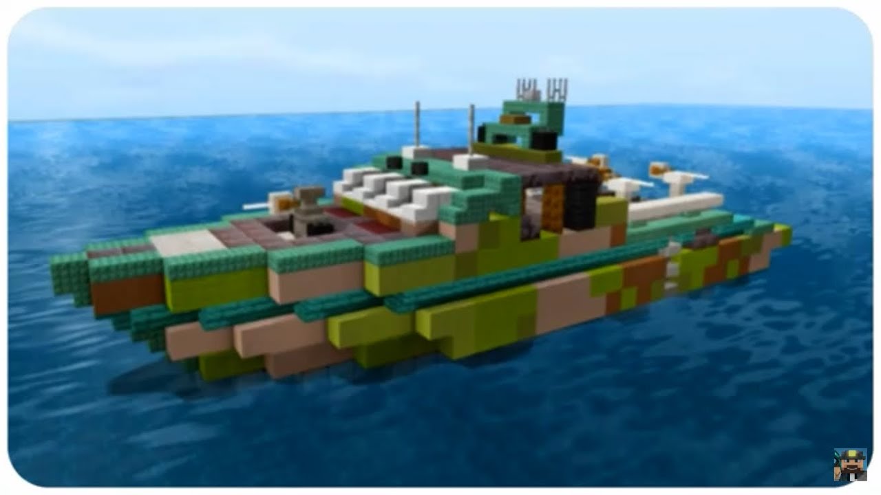 Minecraft: How to Build a Patrol Boat in Minecraft | Minecraft Patrol ...