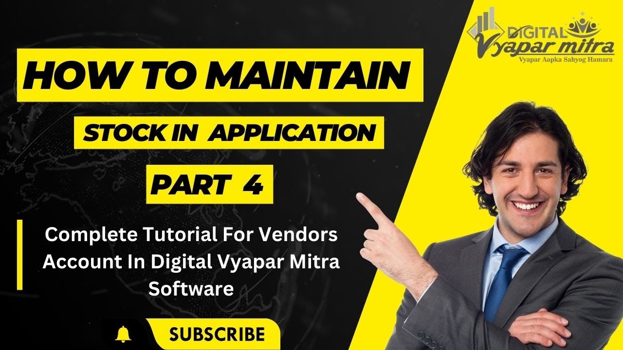 How To Maintain Stock In Application - YouTube