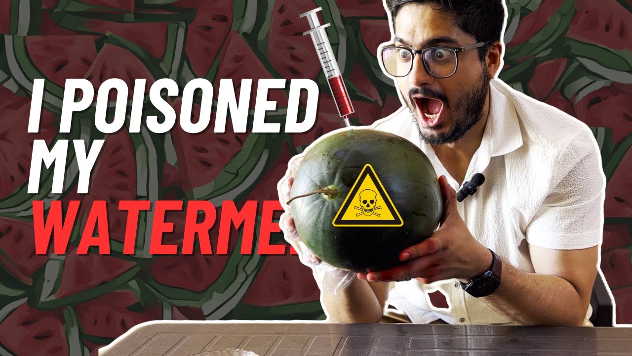 I tried injecting CHEMICAL inside my Watermelon 🍉 so you don't have to ...