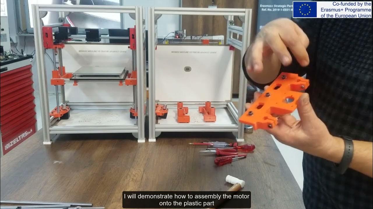 3D Printer build tutorial part 7 - Plastic components assembly - YouTube