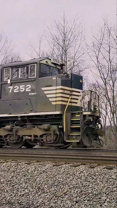 NS 7295, and 7252 EOT Locomotives - YouTube