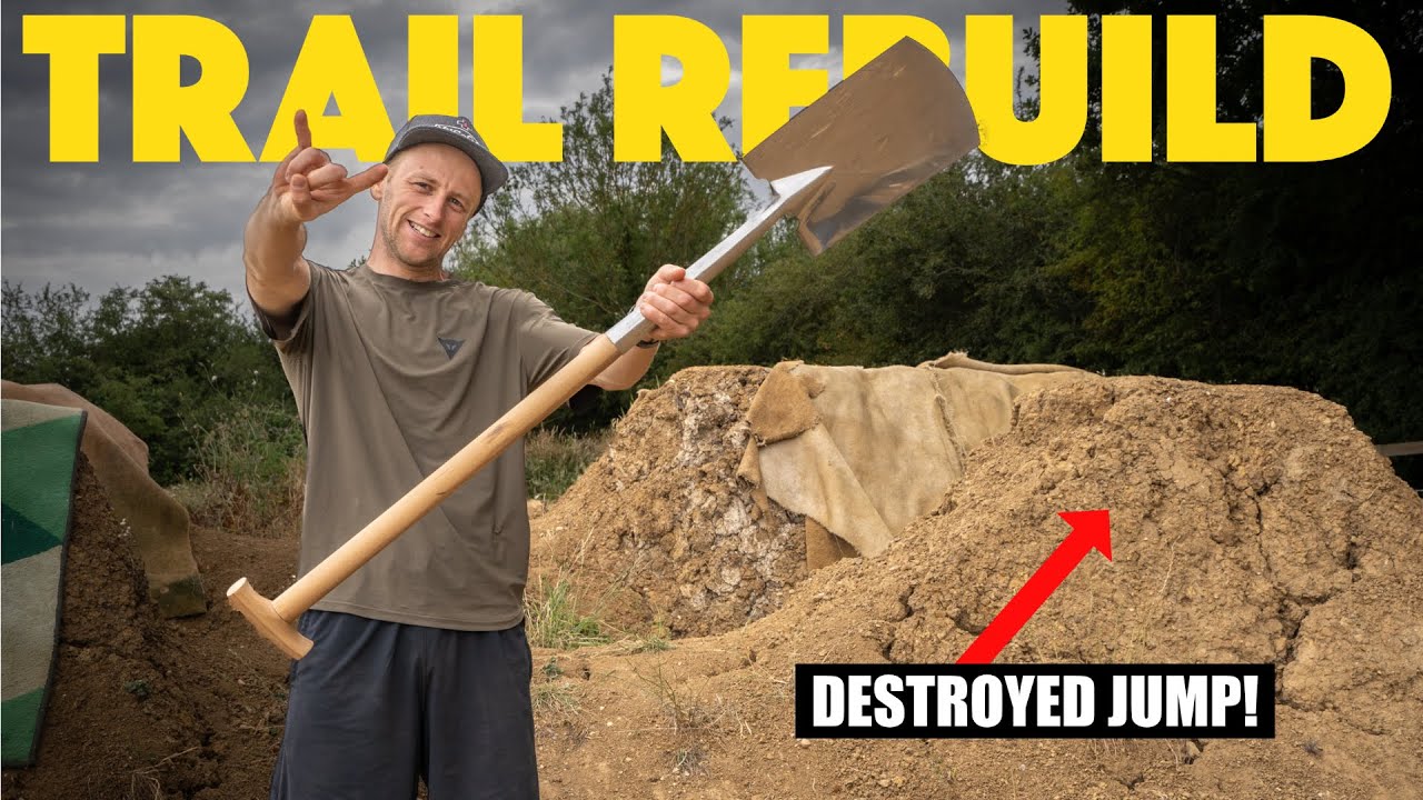 REBUILDING LOCAL DIRT JUMP TO THEIR FORMER GLORY! - YouTube