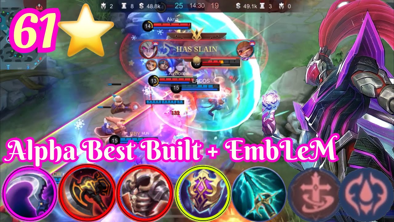 Alpha New Best Built Ever ~ Alpha Solo Rank Mythic Glory 61⭐️ # ...