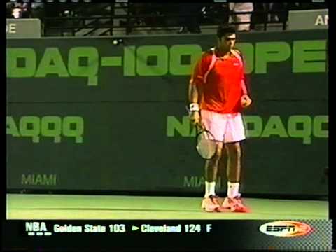 Philippoussis vs Agassi Miami 2003 - YouTube