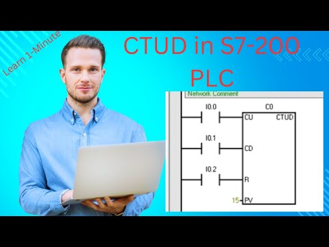 How to use Up/Down Counter(CTUD) in S7-200 PLC - YouTube