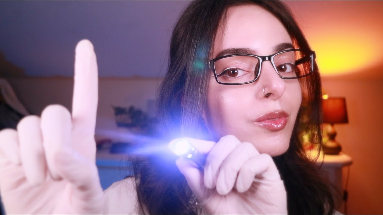 ASMR Click Here to Get Your Eyes Checked 👀 ASMR Medical Eye Exam, Light ...