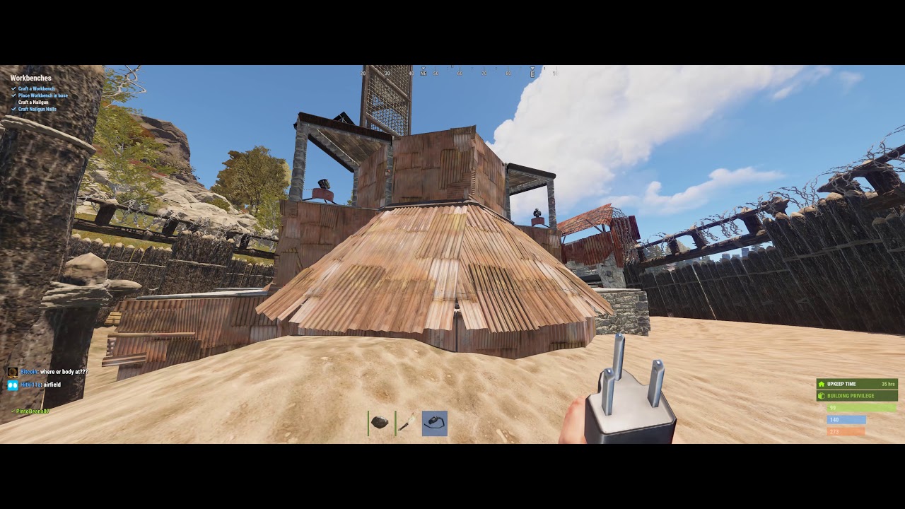 Automatic Proximity Auto Turret Doors on Raptop 2.0 Rust Base - YouTube