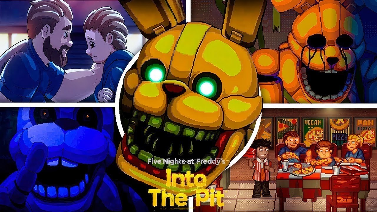 Five nights at freddy’s into the pit (Full Game, Endings + SECRETS ...