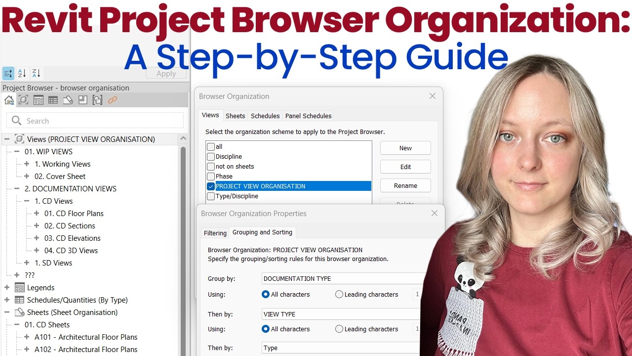 Revit Project Browser Organization: A Step-by-Step Guide - YouTube