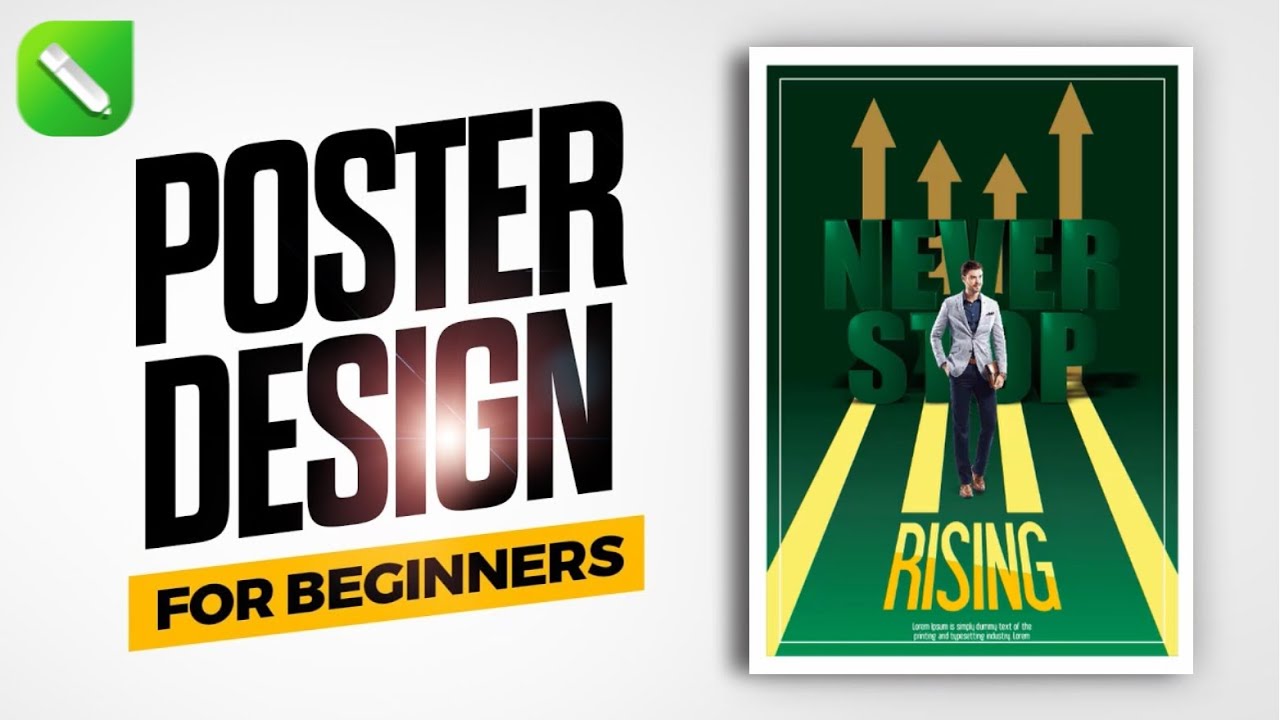 Poster Design Coreldraw Tutorial for Beginners | HD Design - YouTube
