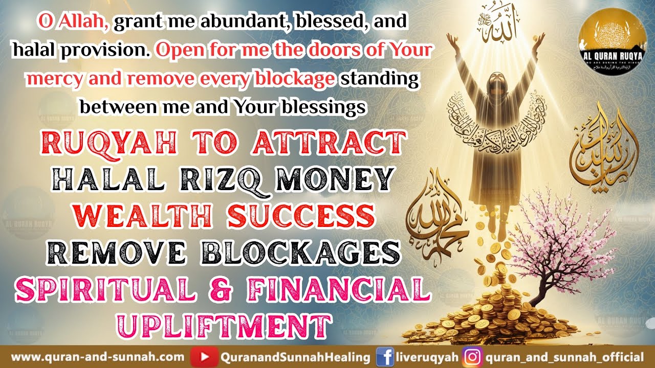 Ruqyah to Attract Halal Rizq Money Wealth | Remove Blockages ...